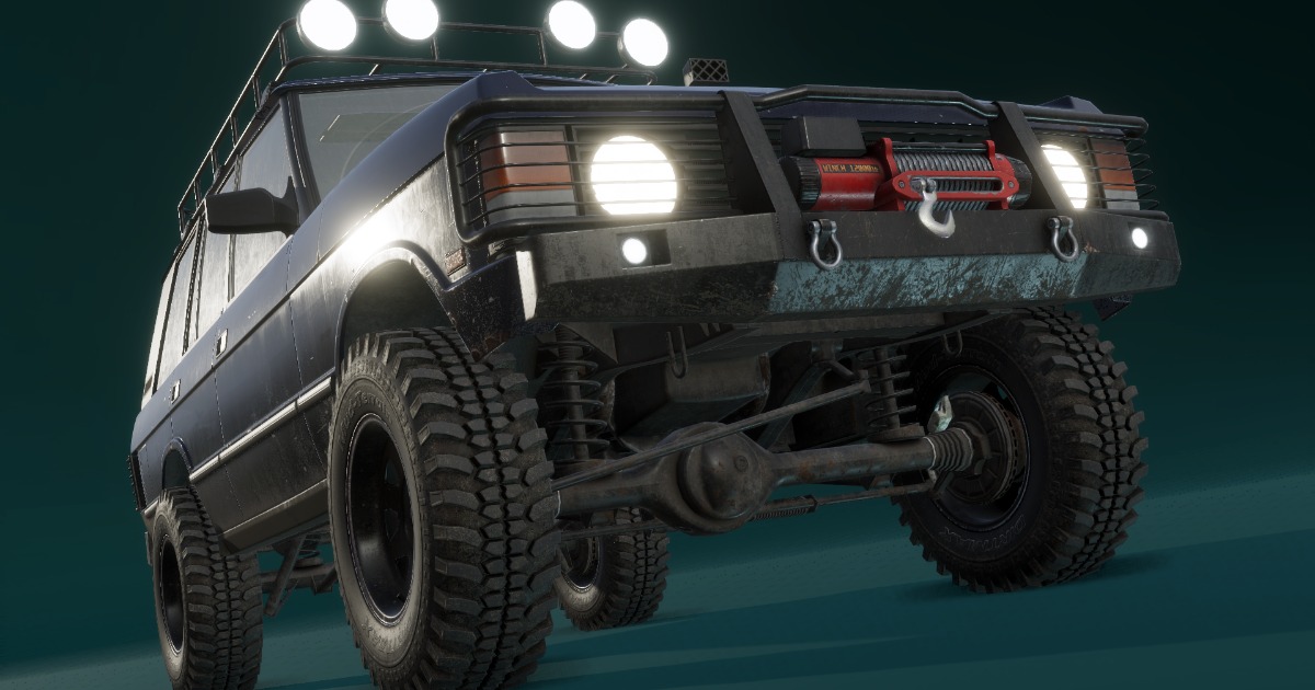 Retro SUV 01 | 3D Land | Unity Asset Store