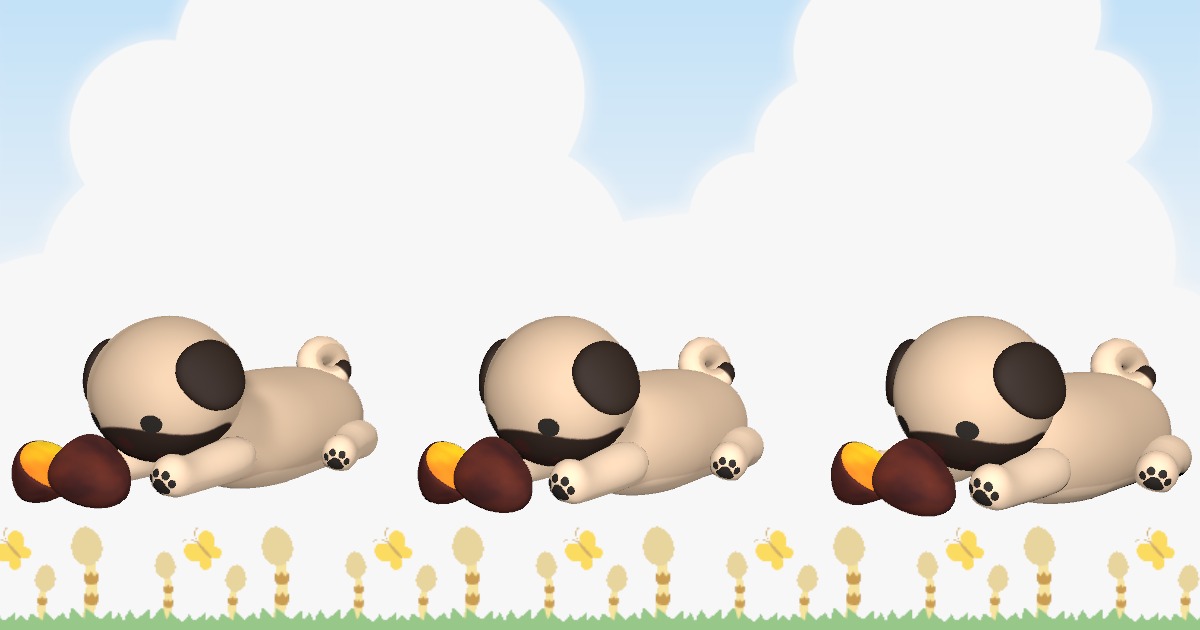 Casual Dog - Pug | 3D Animals | Unity Asset Store