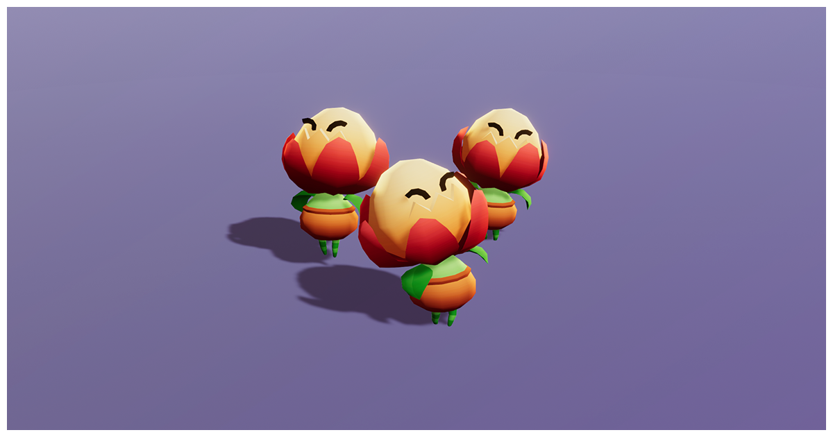 Flower Sprout Cute Series | 3D 생물 | Unity Asset Store