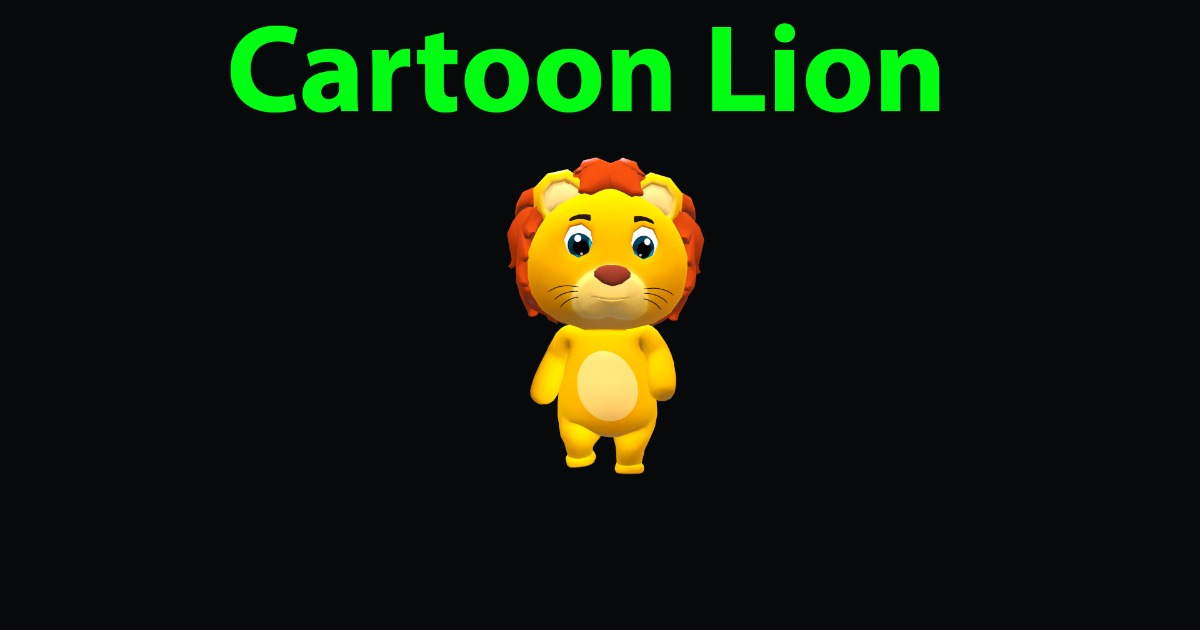 Cartoon Lion Animated | Characters | Unity Asset Store