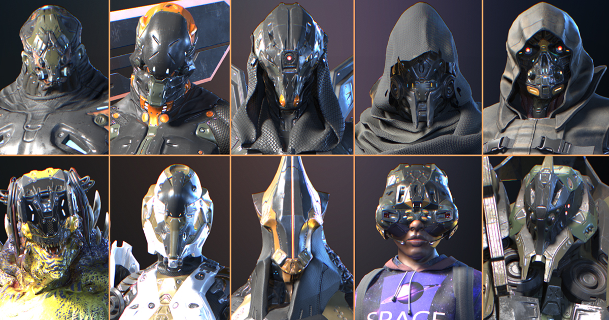 Sci Fi Superpack 21 Characters Characters Unity Asset Store
