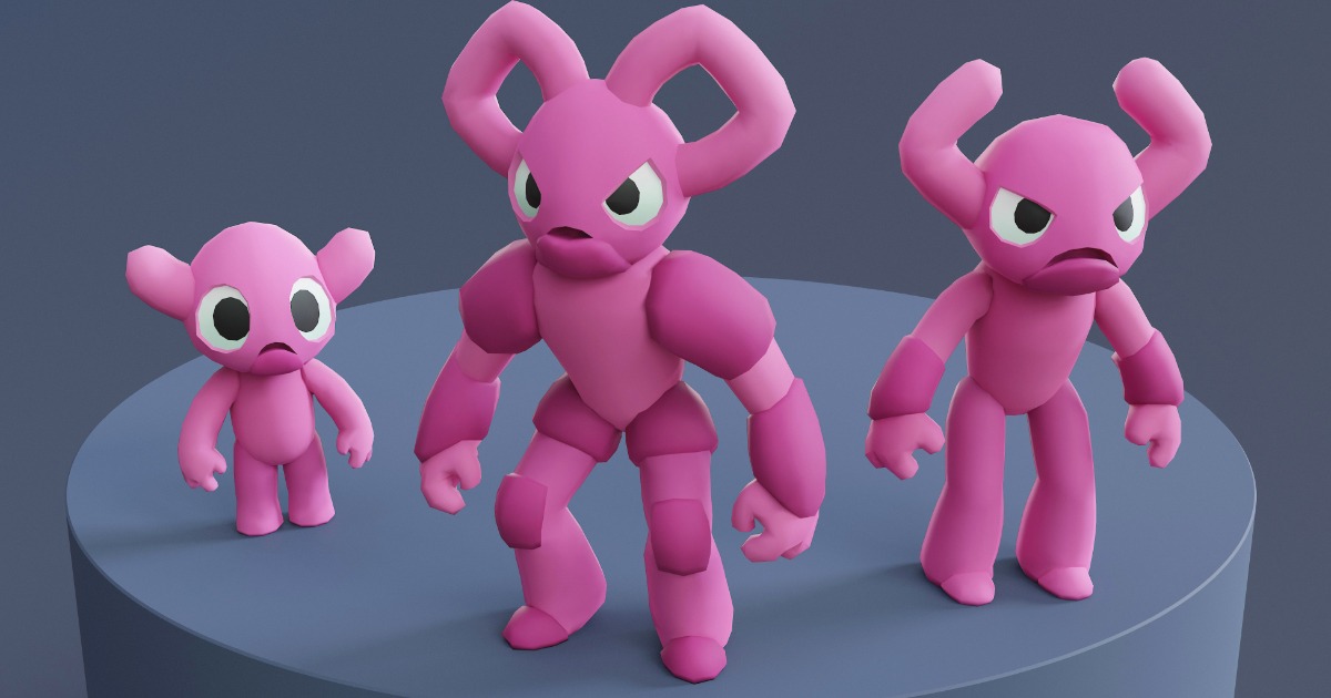 Cartoon Characters - Rauler Warriors | 3D Creatures | Unity Asset Store
