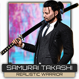 Samurai Takashi - Japanese Warrior - Animated Katana Master - #17