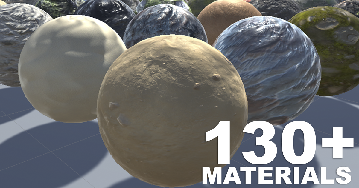 PBR 130+ Materials Pack | 2D Floors | Unity Asset Store