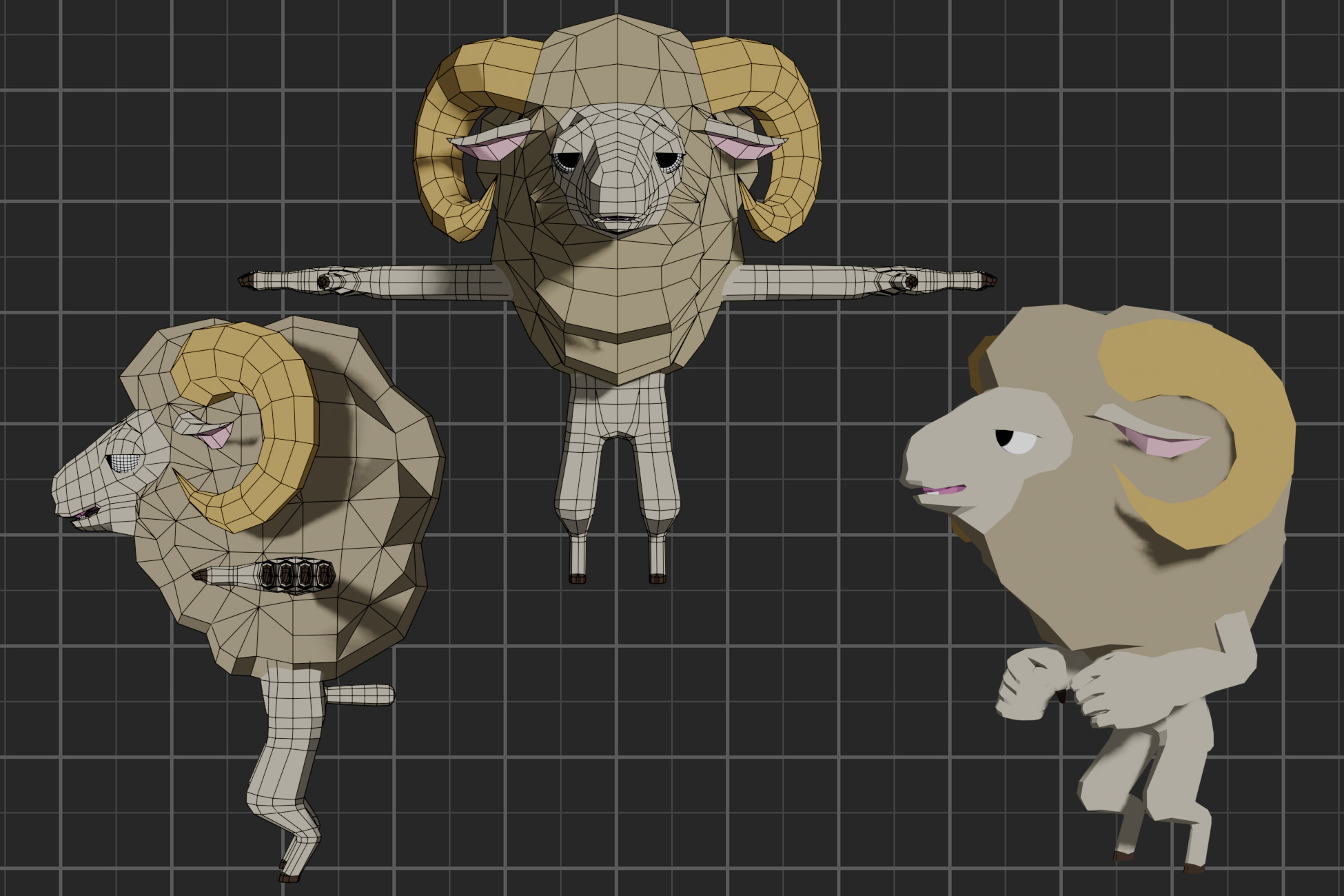 Villager Sheep 3D for Werewolf Game | 3D Characters | Unity Asset Store