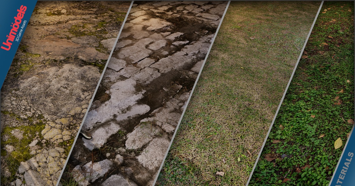 Floor Nature Materials Vol. 3 | 2D Textures & Materials | Unity Asset Store