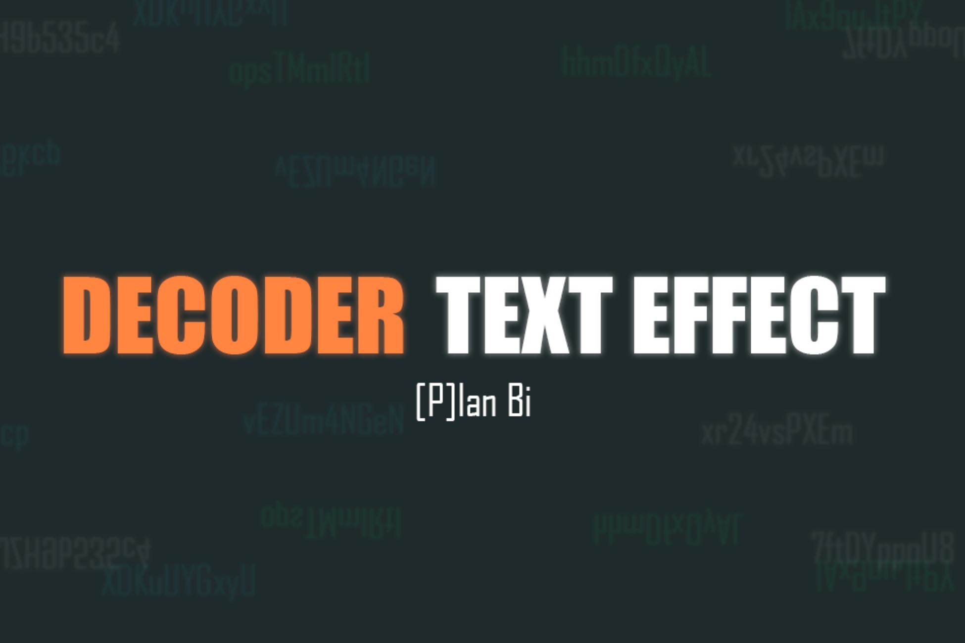 Decoder Text Effect | GUI Tools | Unity Asset Store