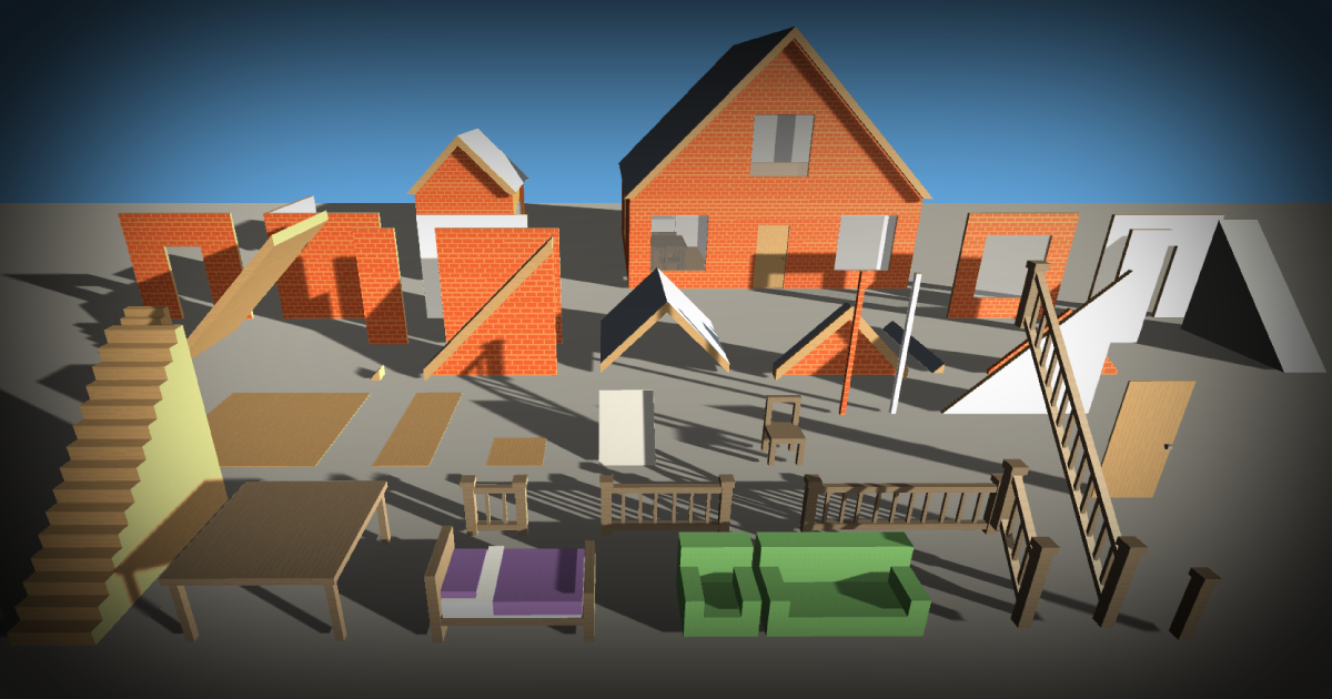 Prototype Parts Pack - Buildings | 3D Urban | Unity Asset Store