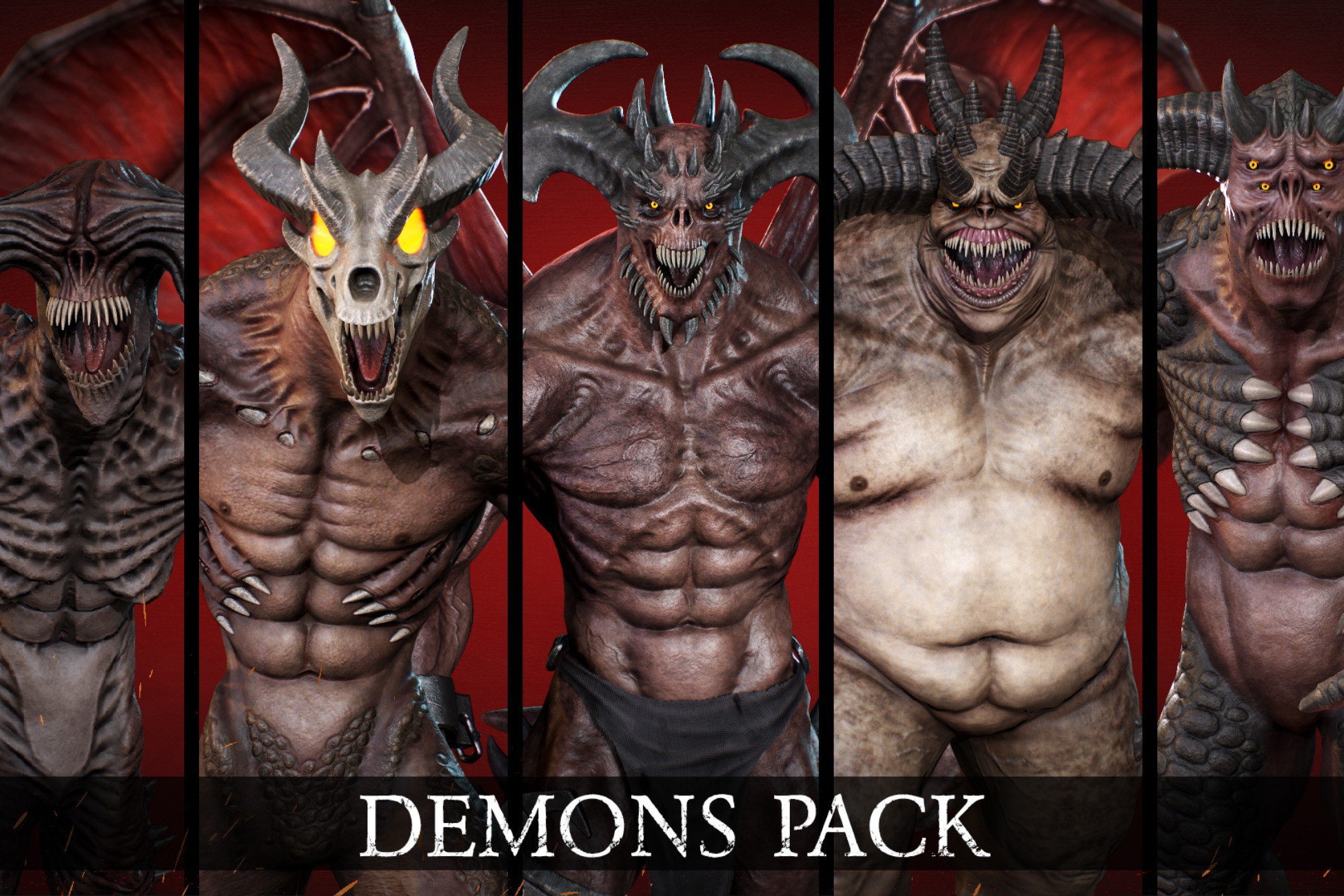 Demons Pack Collection | Characters | Unity Asset Store