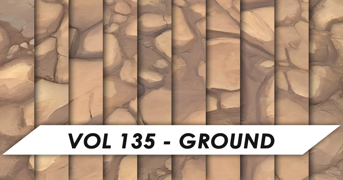 Stylized Textures - Vol 135 - Ground | 2D Textures & Materials | Unity ...