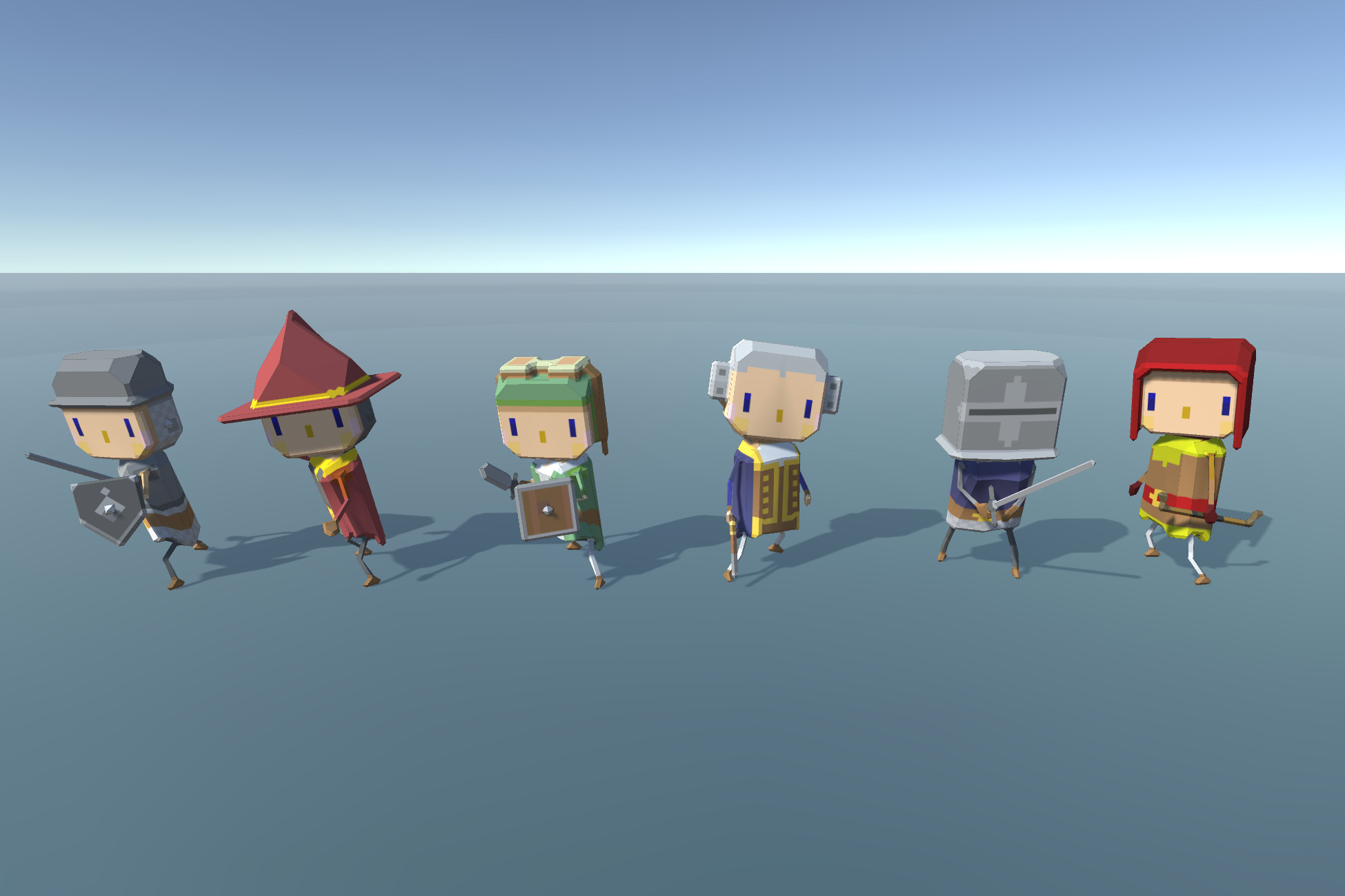 Voxel-like 3D Low polygon characters | Characters | Unity Asset Store