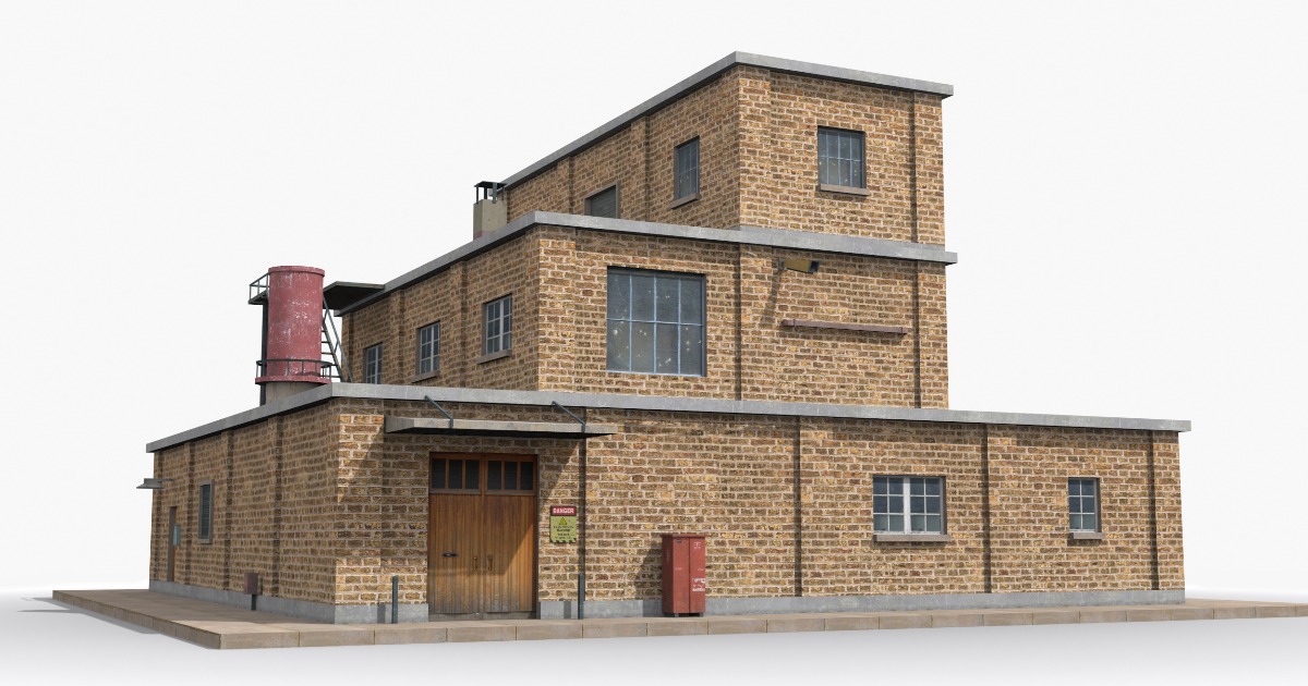 Industrial Factory Building – Variant 30 | 3D Industrial | Unity Asset ...