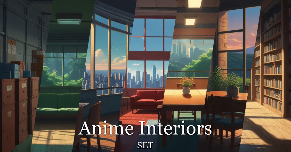 Anime Interiors | 2D Environments | Unity Asset Store
