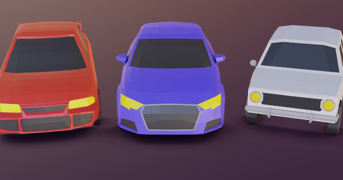 Low Poly - Car Pack | 3D Land | Unity Asset Store