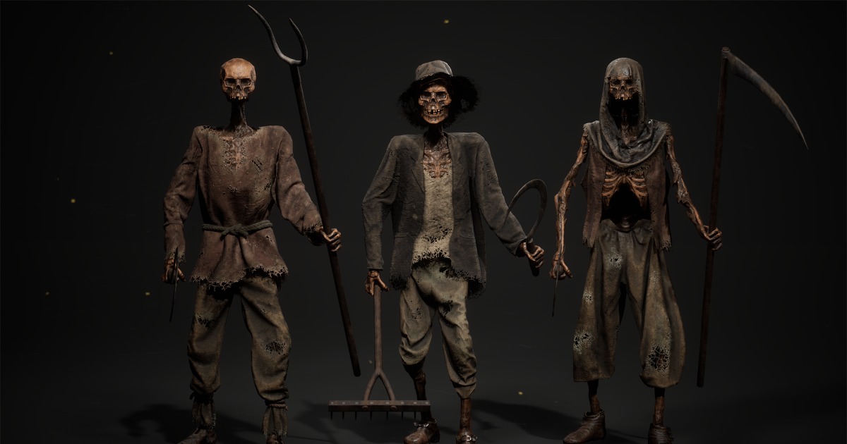 Medieval Persant Skeleton Modular | 3D Humanoids | Unity Asset Store