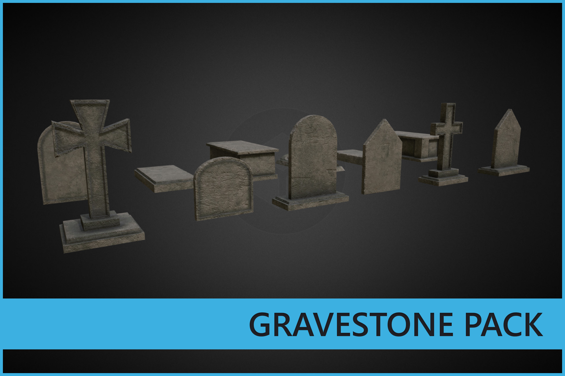 Gravestone Pack | 3D Exterior | Unity Asset Store