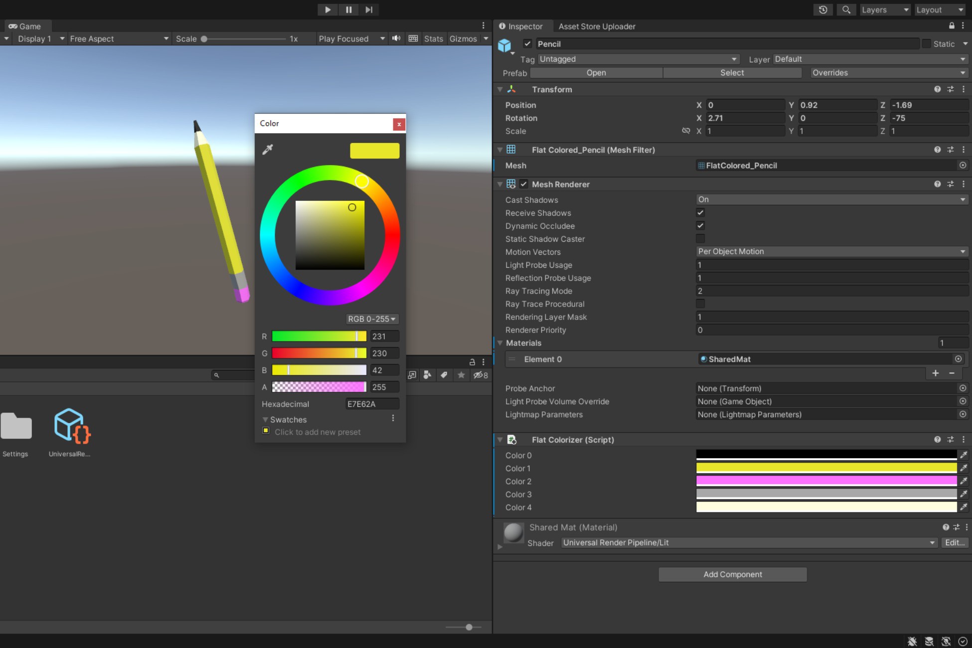 Flat Colorizer | Utilities Tools | Unity Asset Store
