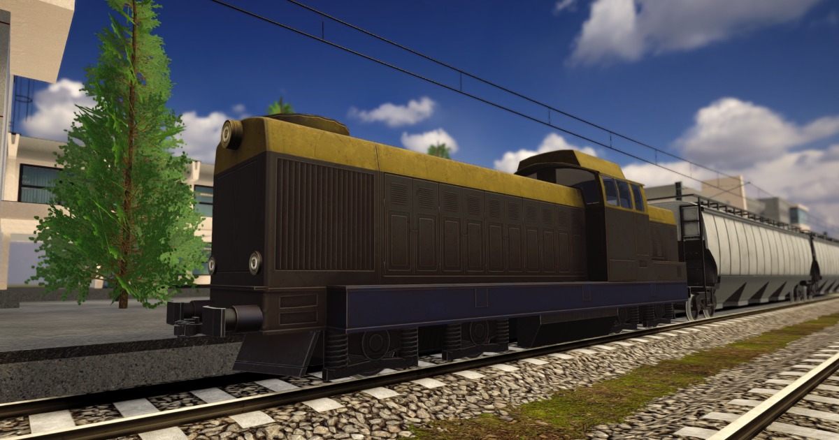 Locomotive 02 - 6 Templates | 3D Land | Unity Asset Store