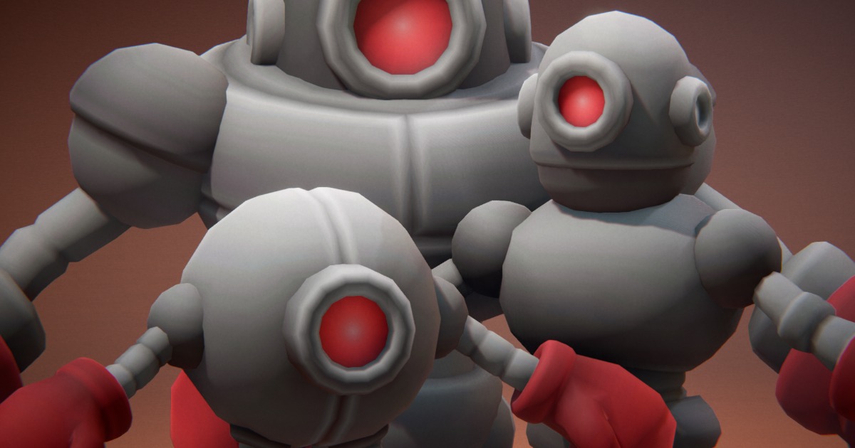 Boxing Robot Family - Character + Animations | 3D Robots | Unity Asset Store