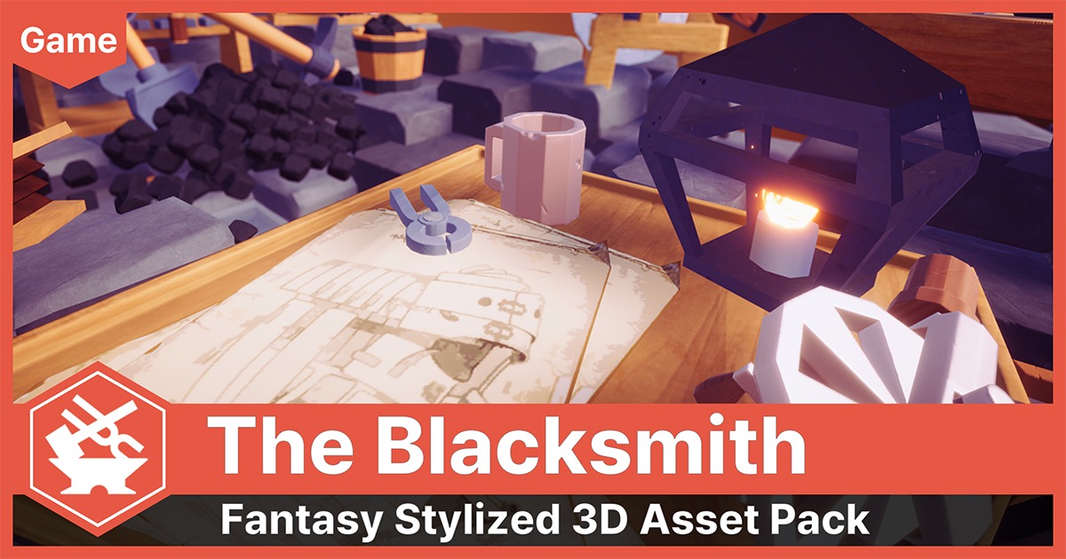 The Blacksmith Shop(UModeler X) | 3D Fantasy | Unity Asset Store
