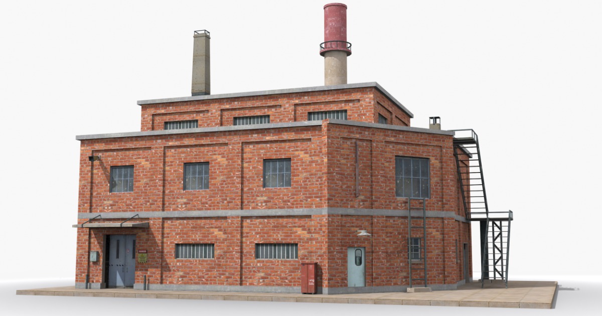 Industrial Factory Building – Variant 12 | 3D Industrial | Unity Asset ...