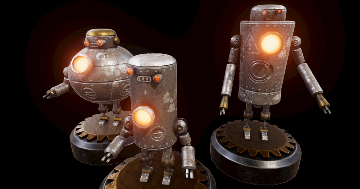 PBR Mechanical Robots pack | 3D Characters | Unity Asset Store