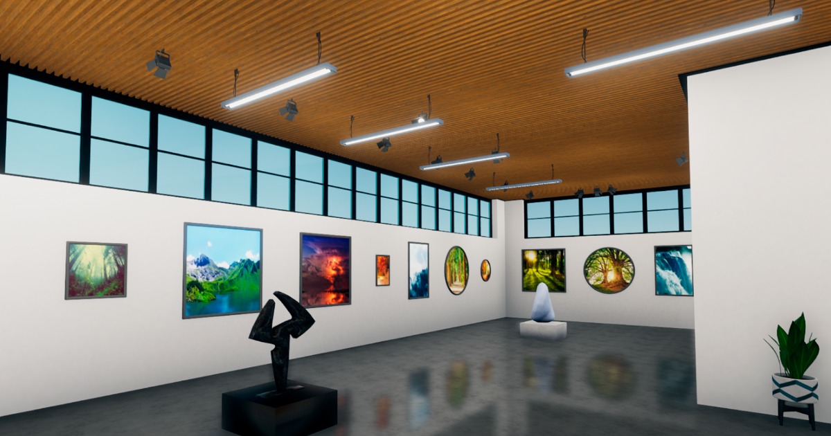 Art gallery Vol.3 - exhibition hall | 3D Environments | Unity Asset Store