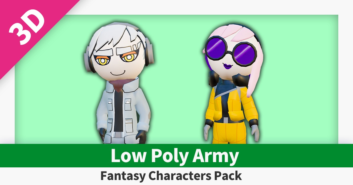 Low Poly Army - Fantasy Characters Pack | Characters | Unity Asset Store