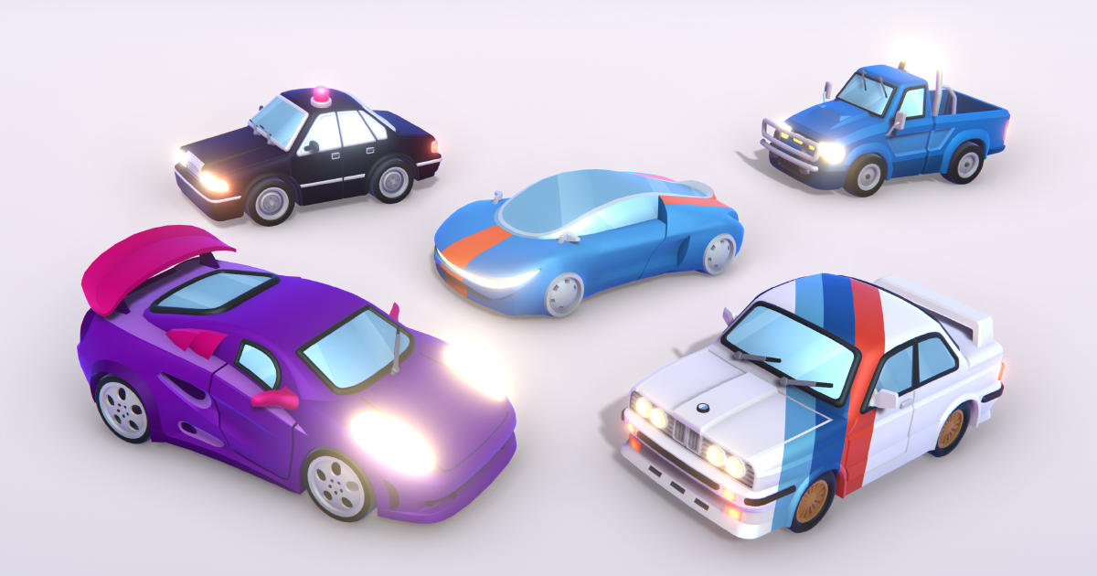 Cartoon Vehicle Pack Volume 4 | 3D Land | Unity Asset Store