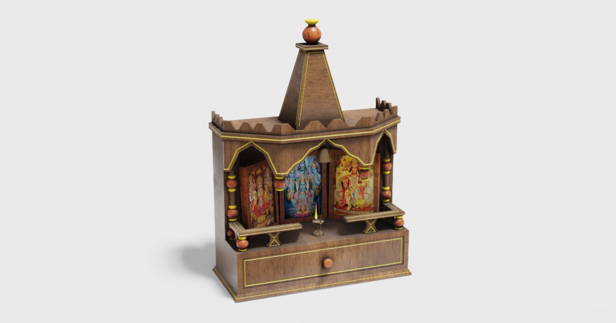 Wooden Temple | 3D Interior | Unity Asset Store