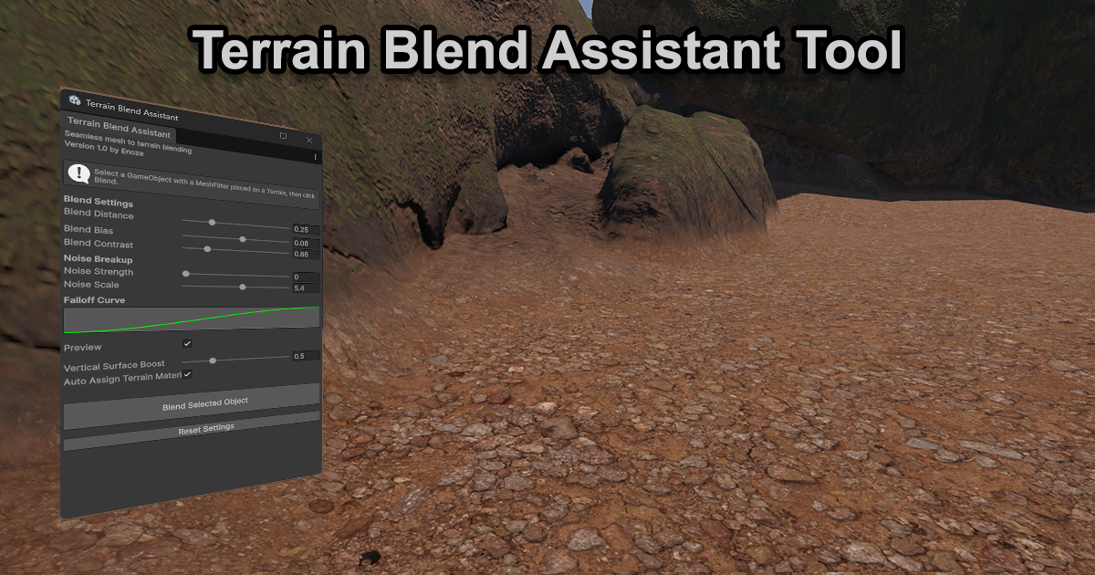 Advanced Terrain Blend Assistant Tool | Terrain | Unity Asset Store
