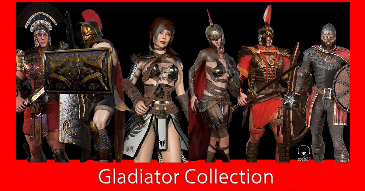 Gladiator Collection | キャラクター | Unity Asset Store