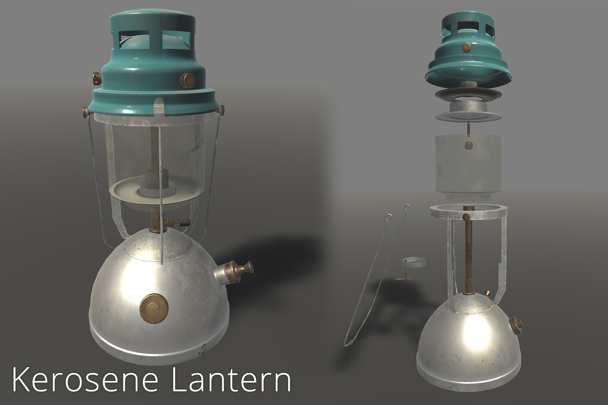 Kerosene Lantern | 3D Tools | Unity Asset Store