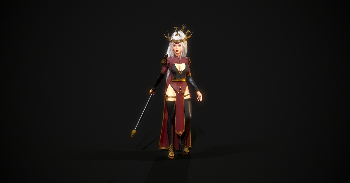 Dark Mage Modular Character(v2) | 角色 | Unity Asset Store