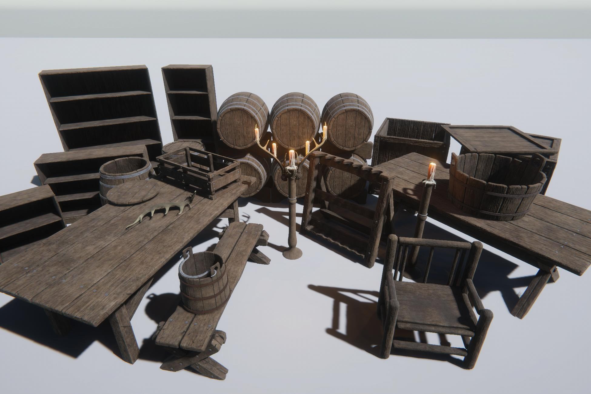 Breakable: Wood Props | 3D Props | Unity Asset Store