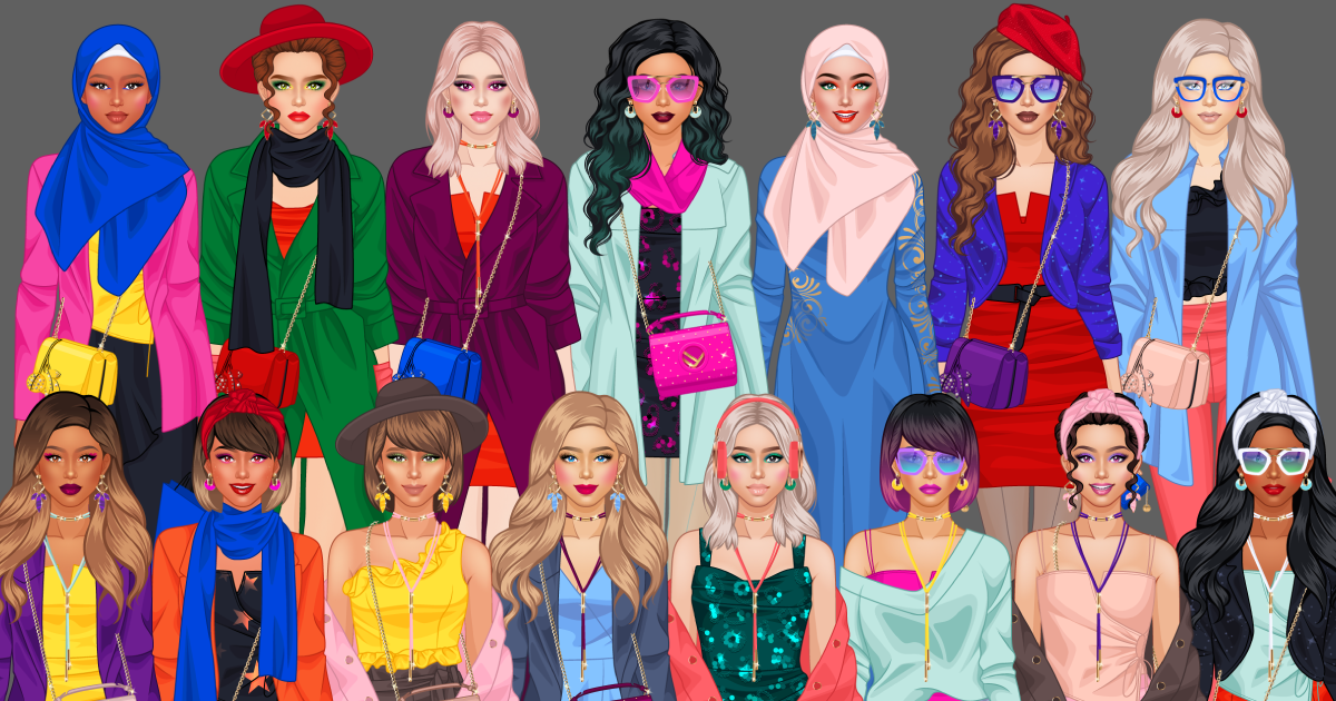 Glam Girl Character | 2D Characters | Unity Asset Store