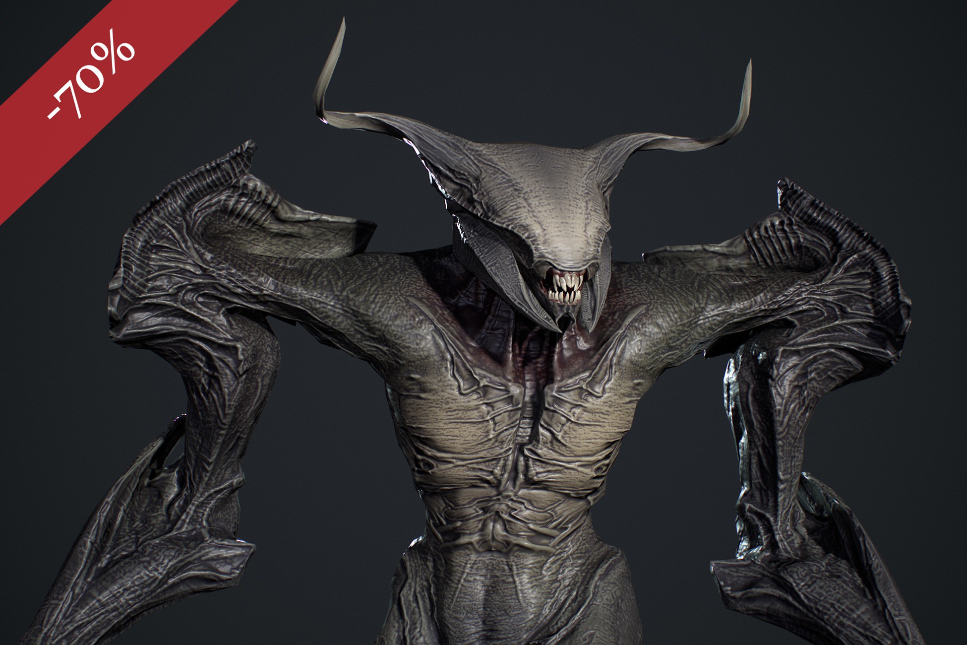 Faceless Demon 3 | 3D Creatures | Unity Asset Store