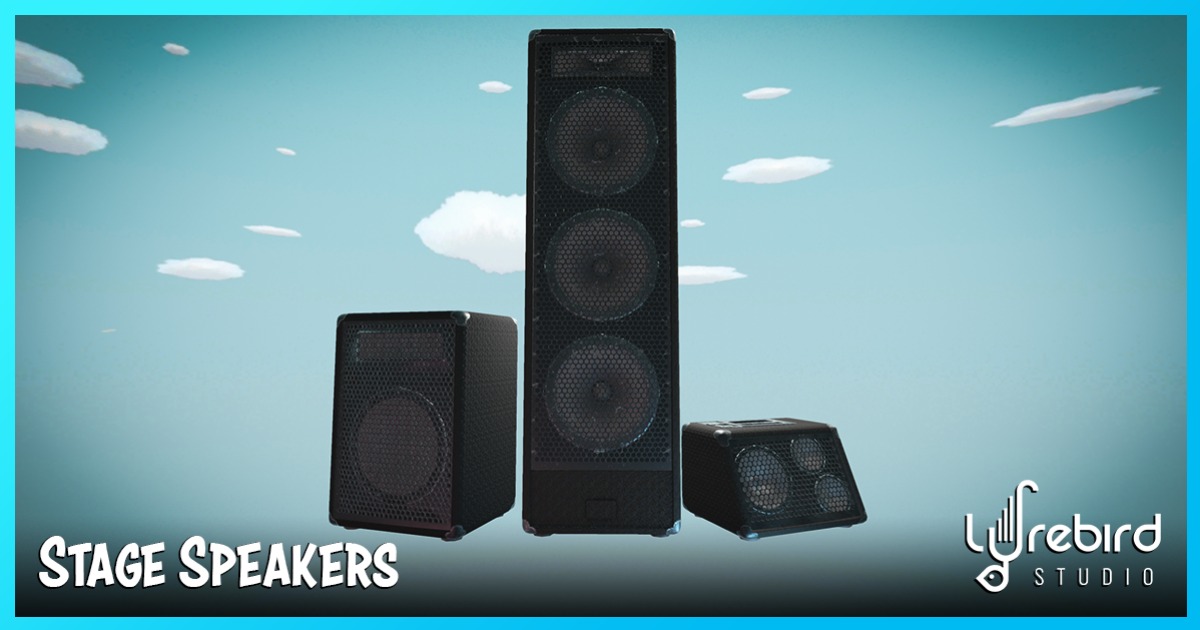 Stage Speakers | 3D Electronics | Unity Asset Store