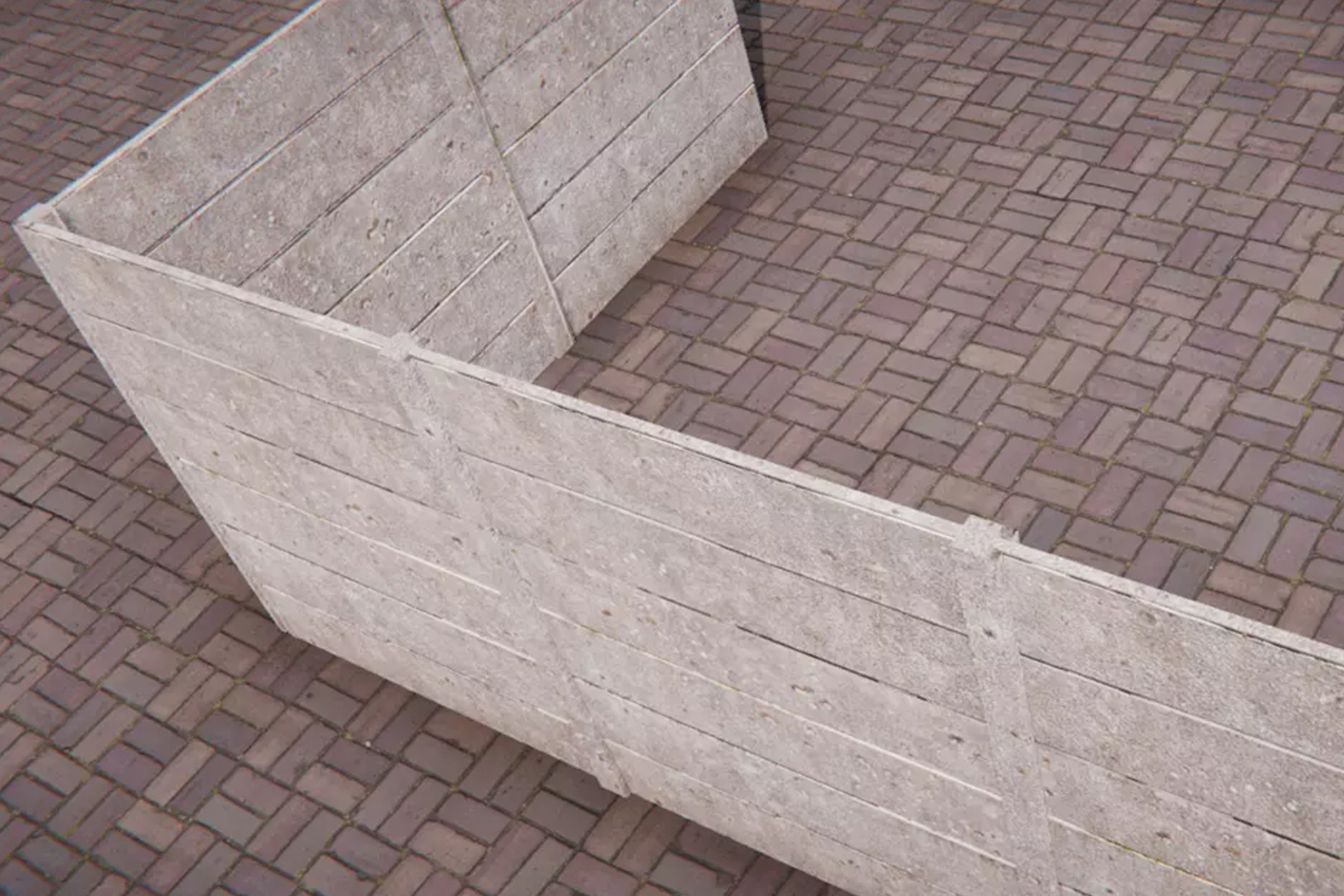 Modular Concrete Wall | 3D Exterior | Unity Asset Store