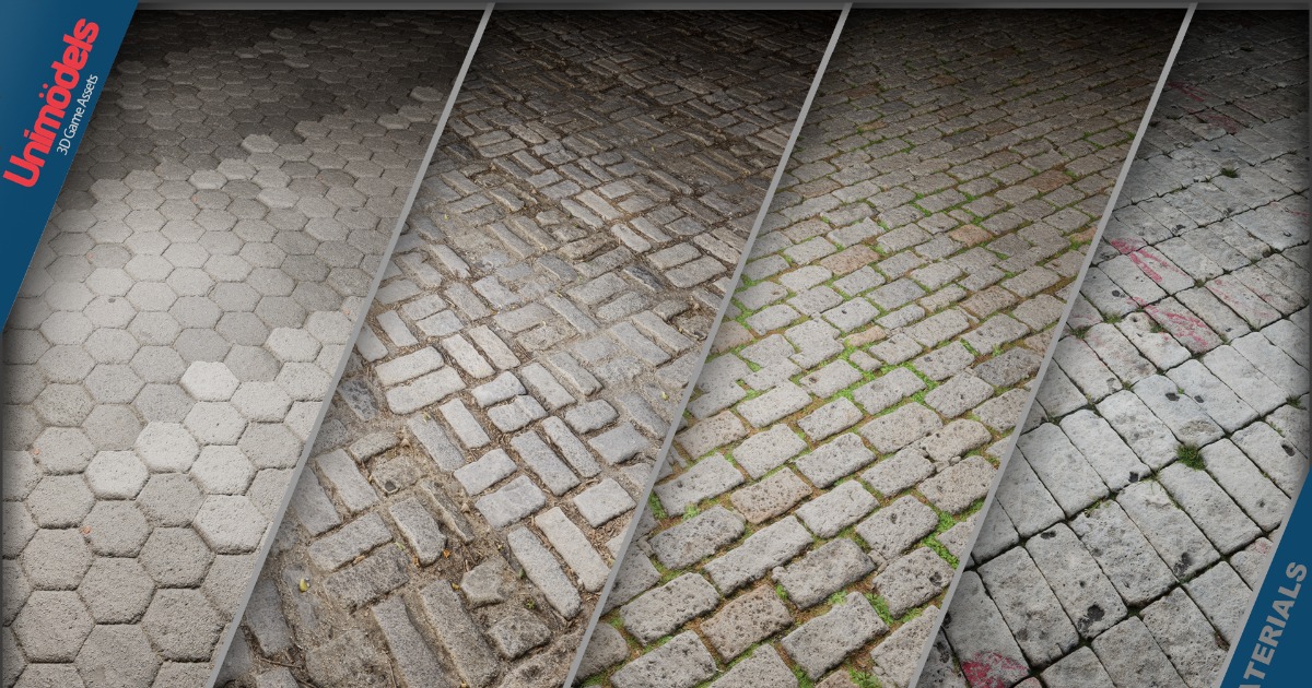 Floors materials for indoor & outdoor V4 - 100% photoscanned | 2D ...