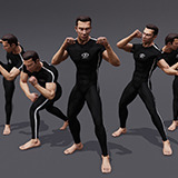 ANIMSET: COMBAT BARE FISTS
