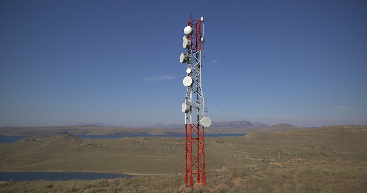 Telecommunications Tower | 3D Props | Unity Asset Store
