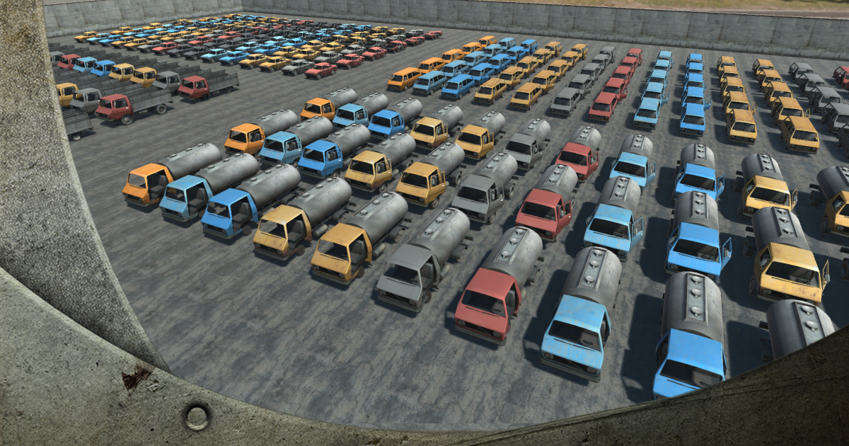 Damaged Old Vehicles Mobile | 3D Props | Unity Asset Store