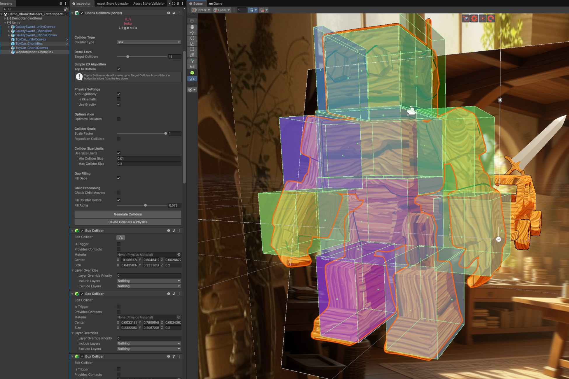Chonk Colliders - Utilities | Utilities Tools | Unity Asset Store