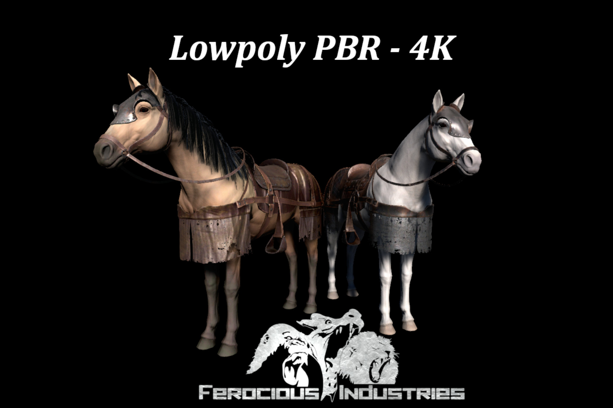 PBR Horse Armor and Apparel - Country Knight Armor | Props | Unity ...