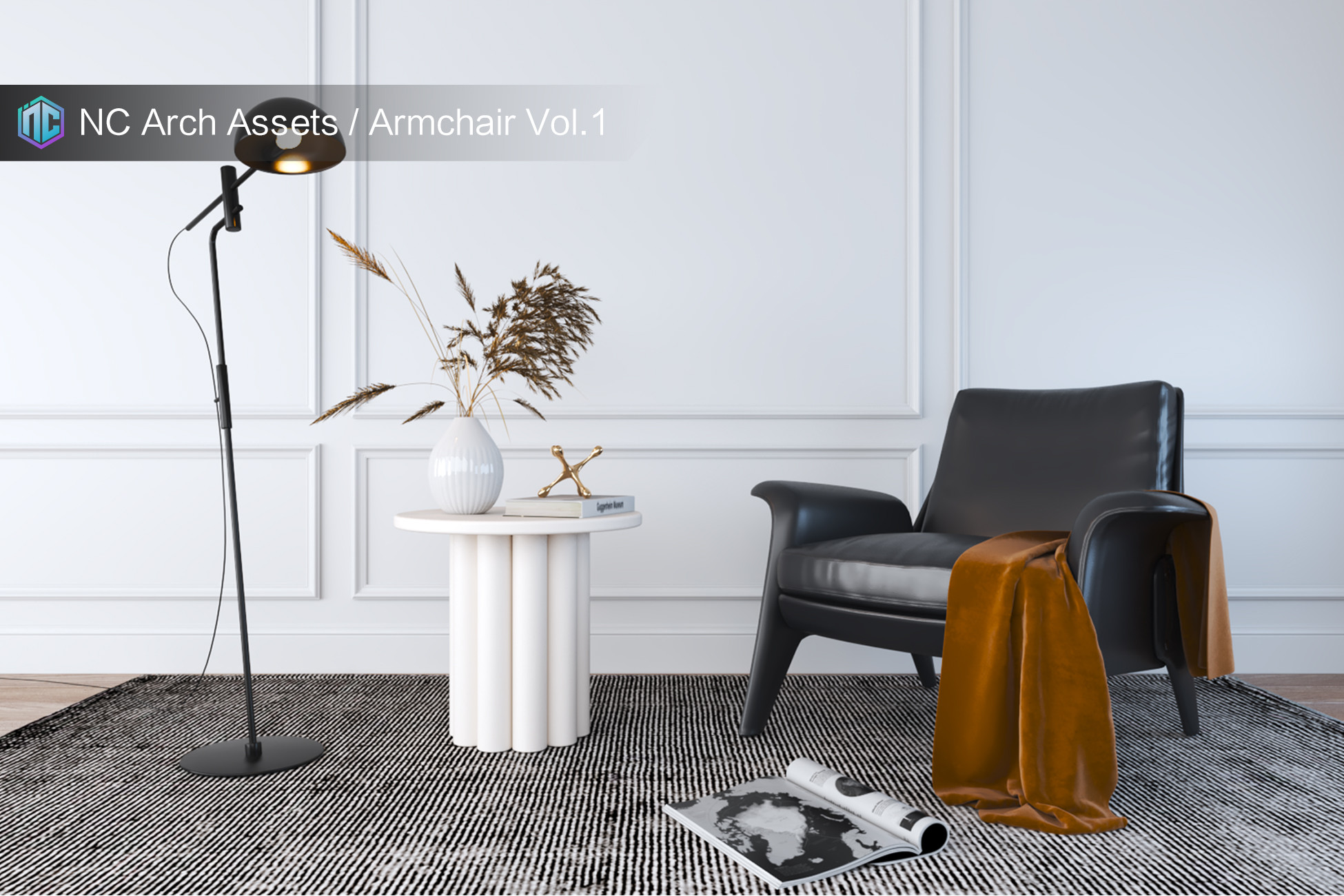 NC Arch Assets Armchair Vol.1.0 | 3D Furniture | Unity Asset Store