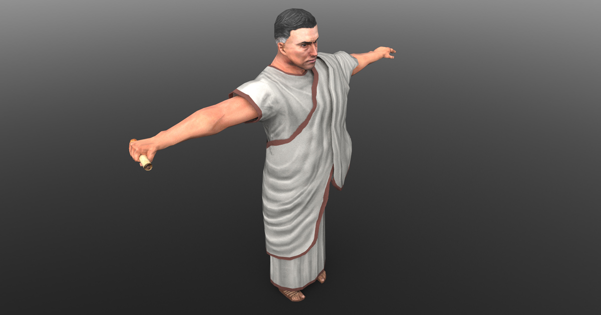Low-poly Roman diplomat | Characters | Unity Asset Store