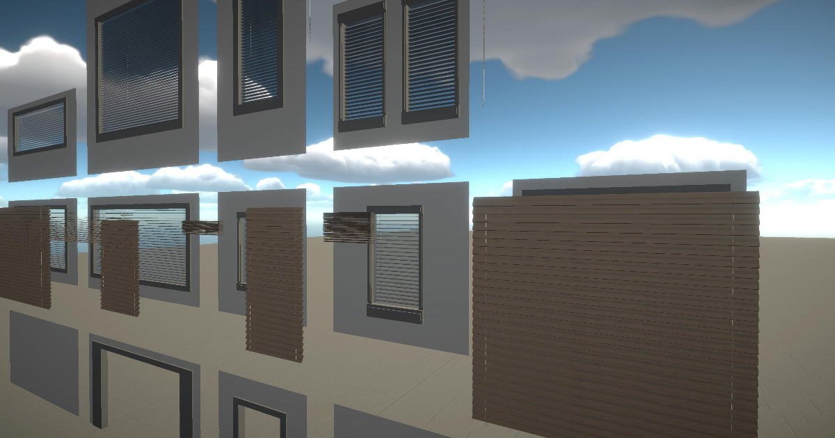OWA Window Blinds 01 | 3D インテリア | Unity Asset Store