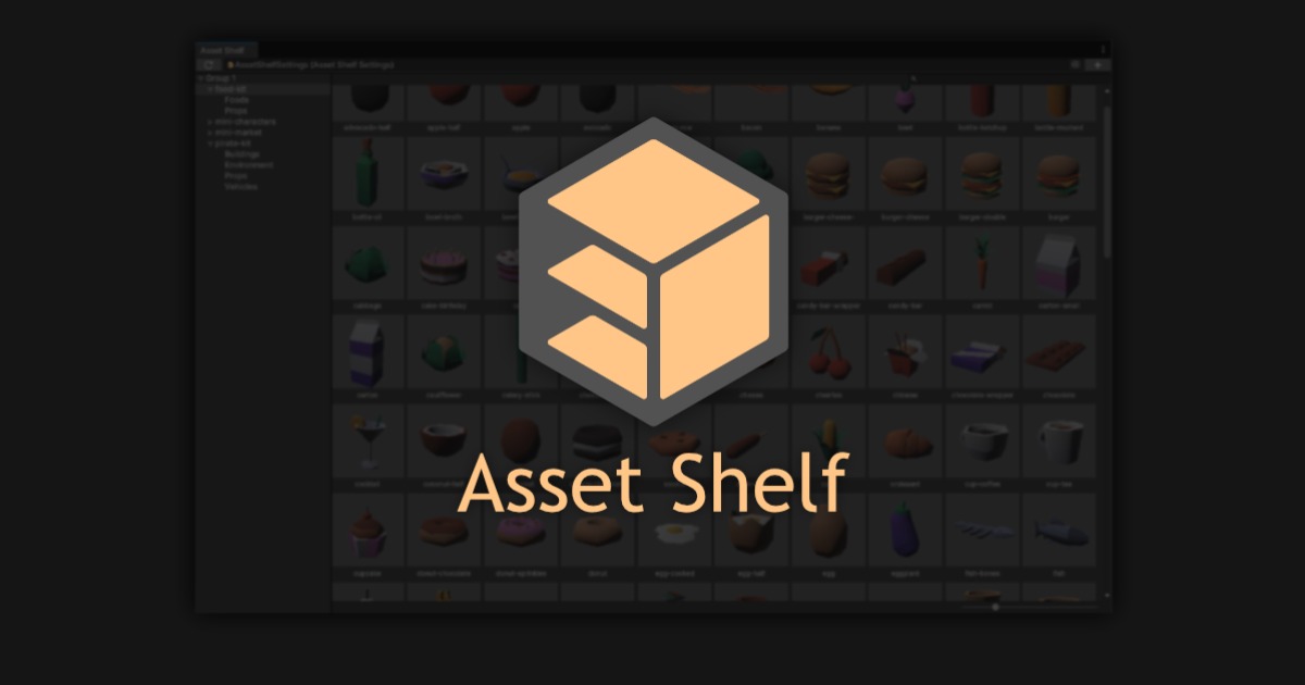 Asset Shelf | Utilities Tools | Unity Asset Store