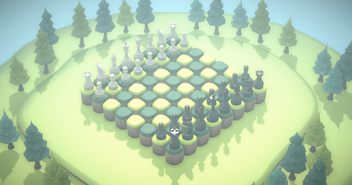 FlatPoly: Chess and Checkers | 3D Props | Unity Asset Store